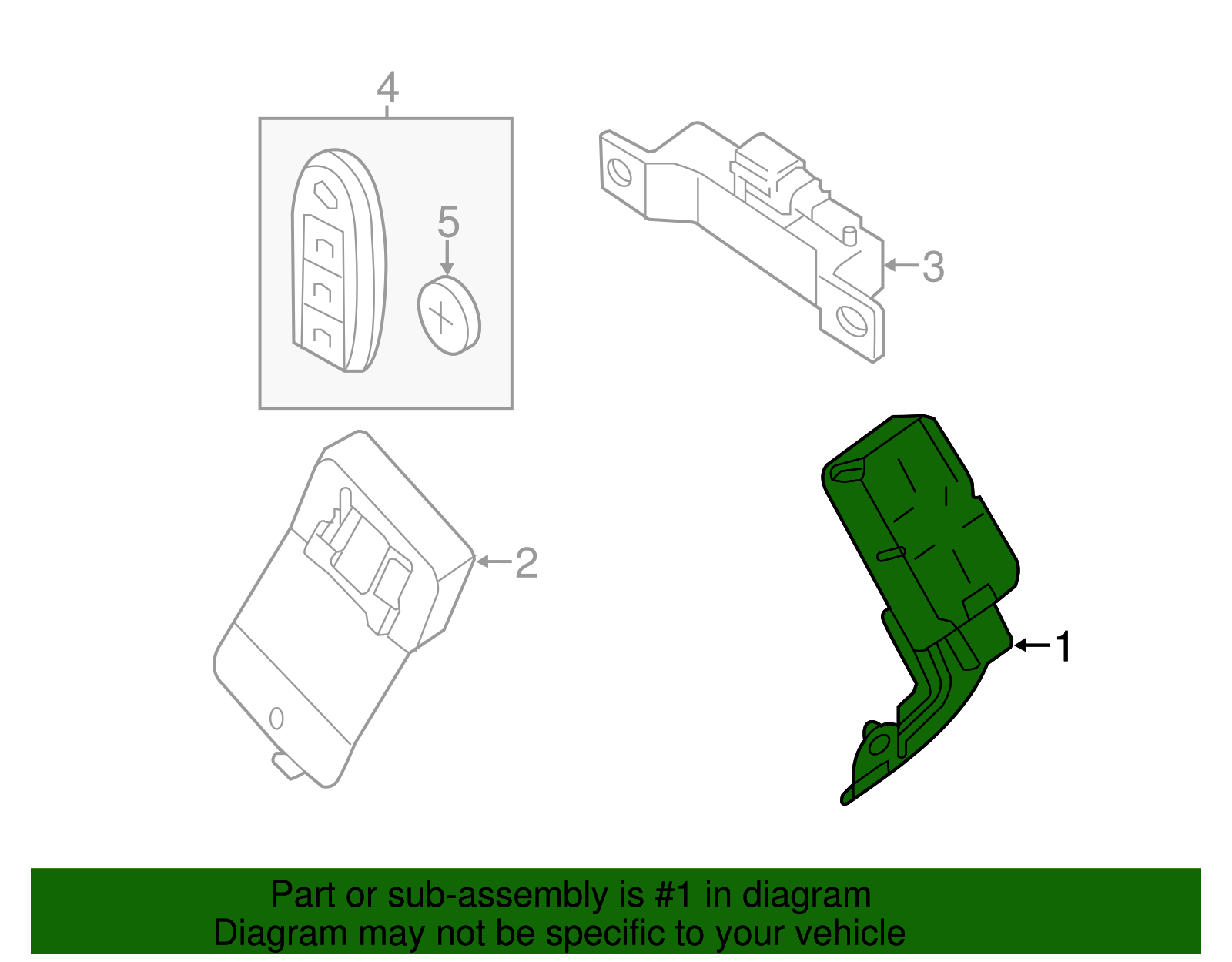 2013-2020 Nissan Control Module 28595-5AA0A | Nissan Parts Central
