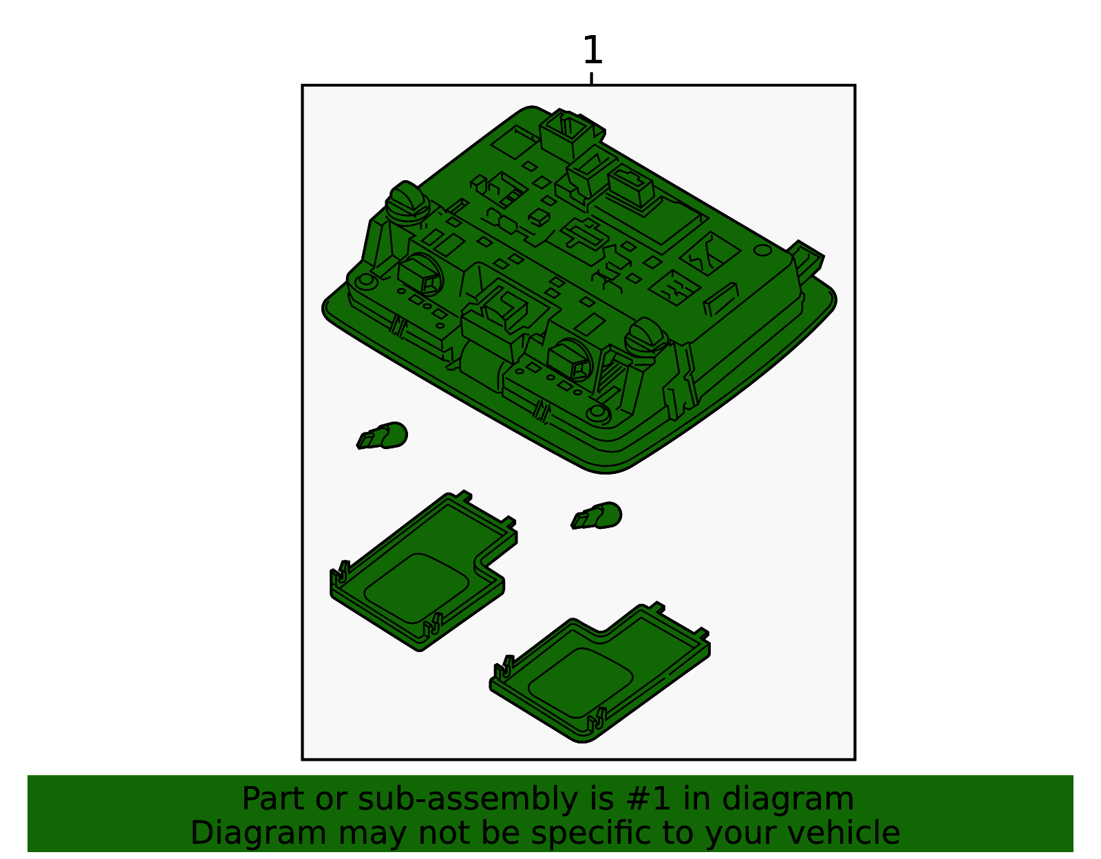 2020-2025 Hyundai Venue Overhead Console 92800-K2030-MMH | OEM Parts Online