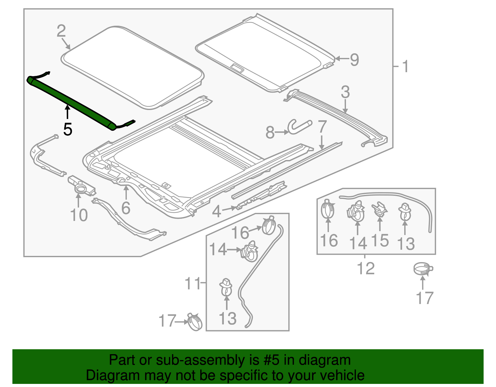 81641-3X000 - 2011-2016 Hyundai - Air Deflector | Hyundai Parts Express