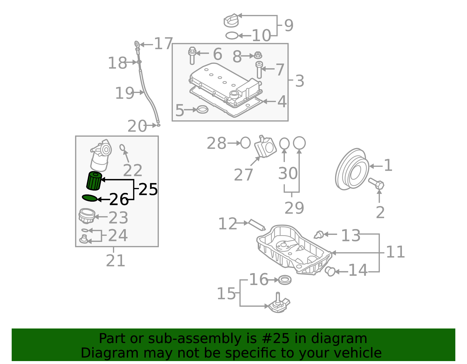 071-115-562-A - Oil Filter Audi OEM Parts Guy