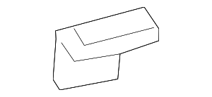 2015-2024 Nissan Murano Pillar Molding Retainer 83844-5AA2A | Nissan RVA