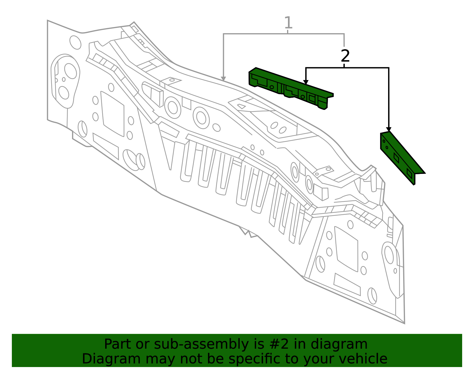5838542030 - 2023-2024 Subaru Solterra - Bumper Bracket | OEM Subaru ...