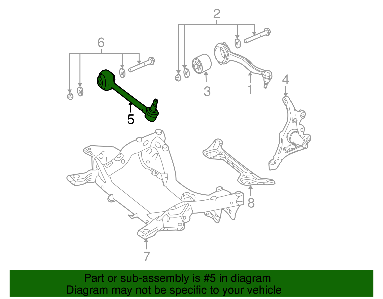 204-330-68-11 - Lower Control Arm 2008-2020 Mercedes-Benz | Mercedes ...
