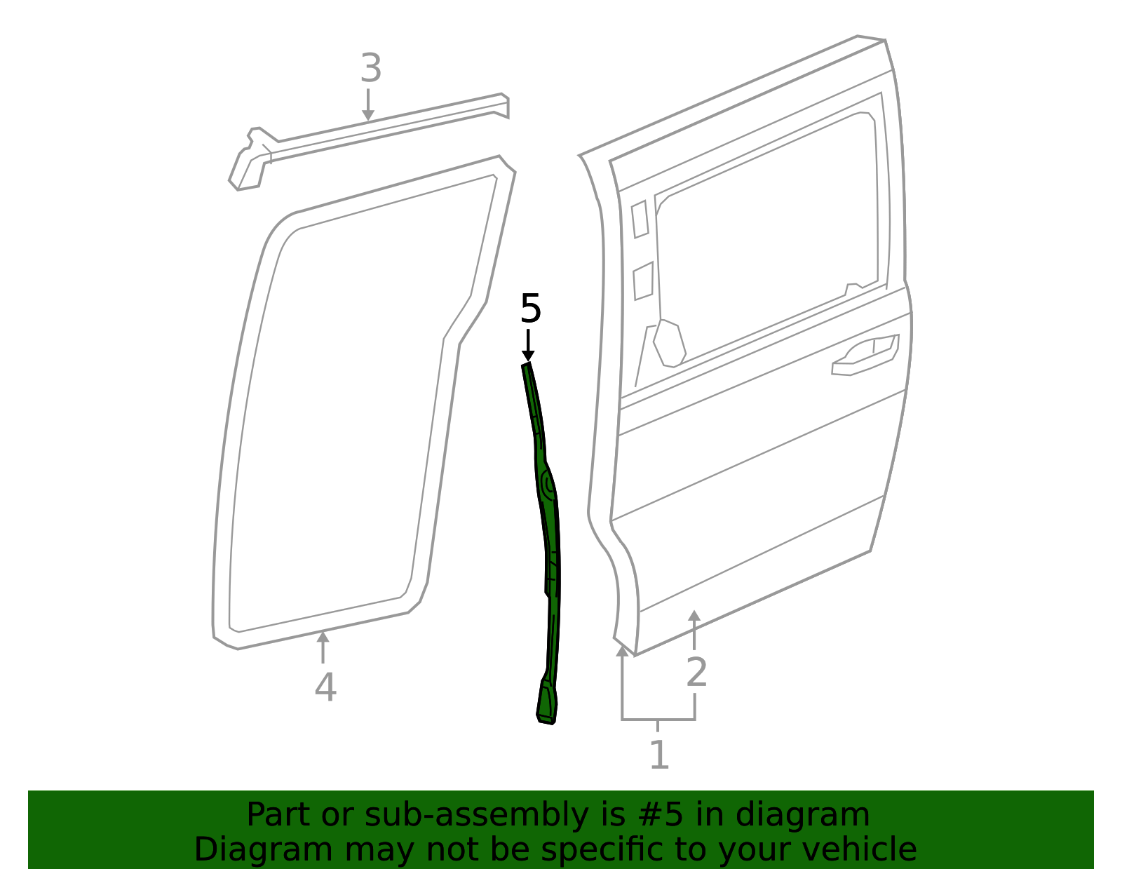 Front Weather-Strip 68078282AB | Mopar Parts Canada