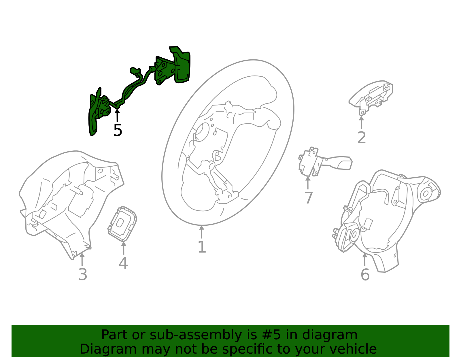 2022-2025 Toyota GR86 Steering Wheel Transmission Shift Control Switch ...