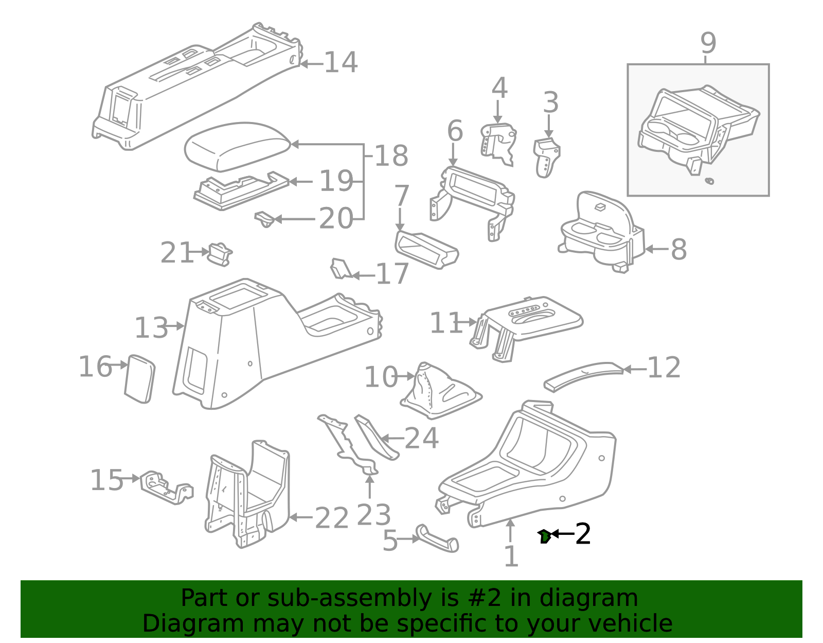 77202-SJ5-000 - High-Quality Console Clip for 1996-2000 Honda Civic ...