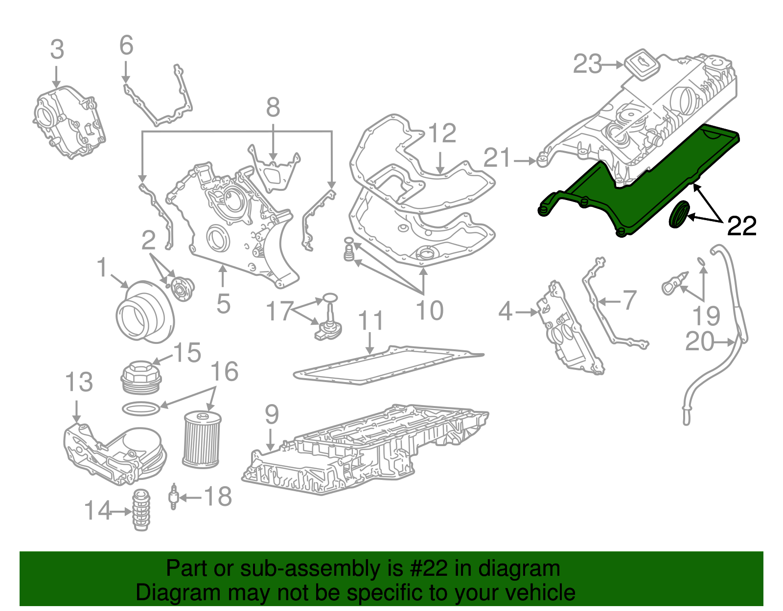 11127515647 - 2003-2008 BMW Valve Cover Gasket (11-12-7-515-647) | BMW ...