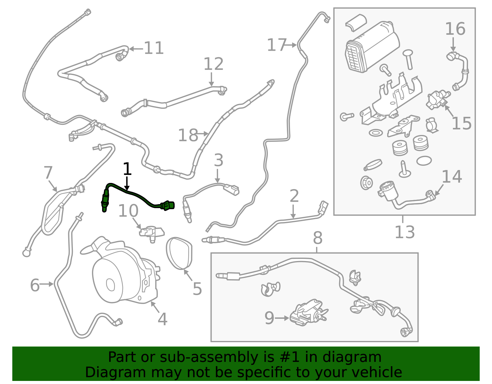 2013-2021 Land Rover Oxygen Sensor LR035750 | OEM Parts Online