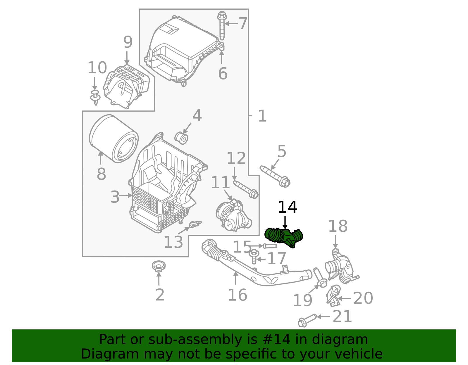 OEM Ford Air Tube For 2021-2025 Ford - Part No. MB3Z-9B659-C | Karl ...