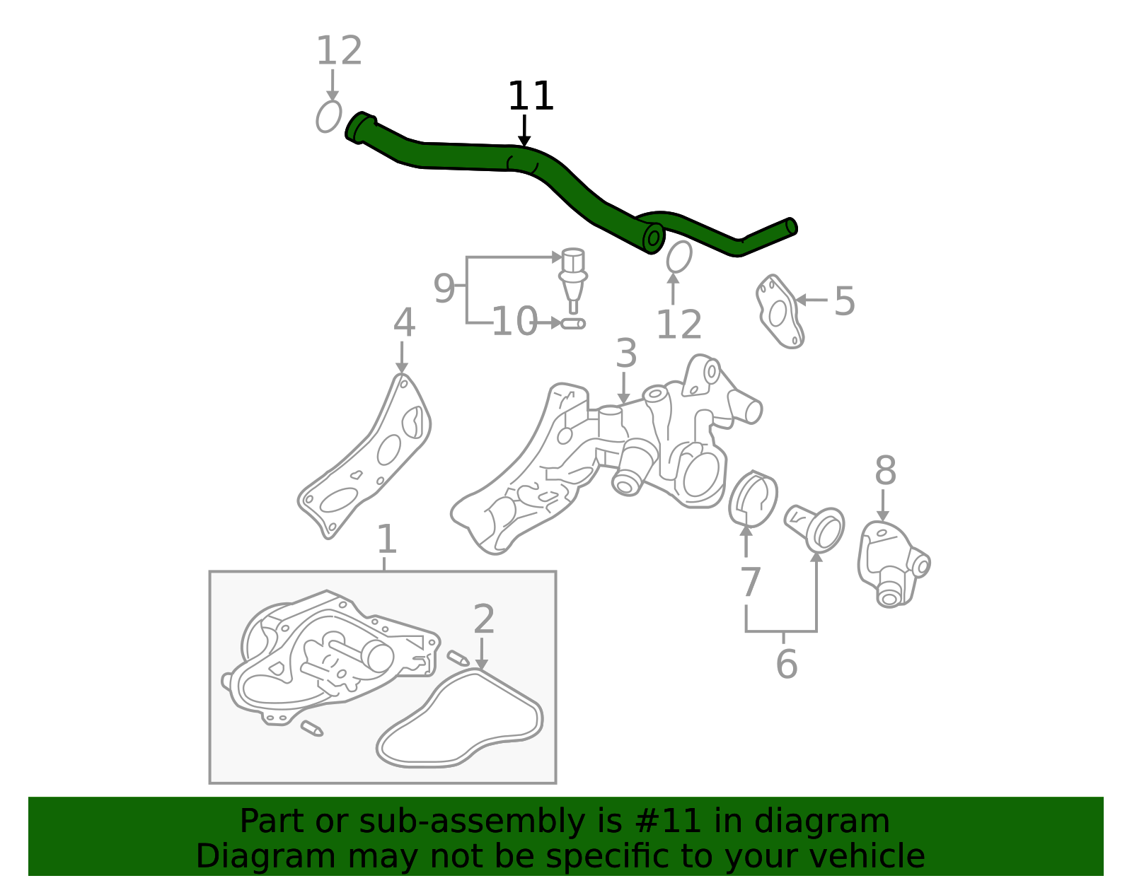 19505-RN0-A00 - High-Quality Connector Pipe for 2010-2013 Acura ...
