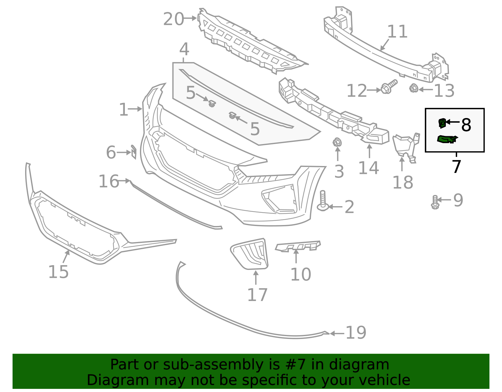 2017-2022 Hyundai Ioniq Side Retainer 86513-G2000 | MotorMotor