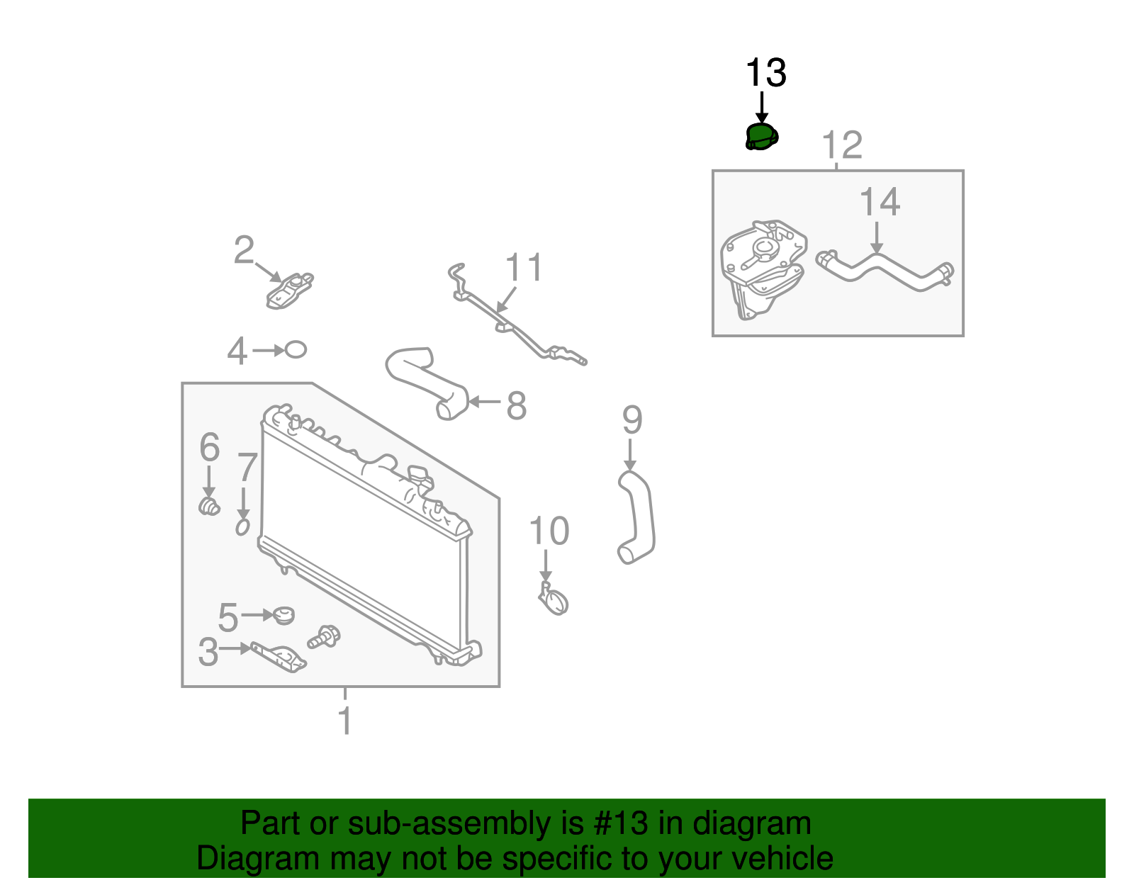 2002-2025 Subaru Radiator Cap [ Turbo car ] 45137FE002 ...