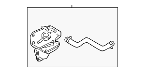 2002-2007 Subaru Impreza Engine Coolant Reservoir 21132AA131 | Subaru ...