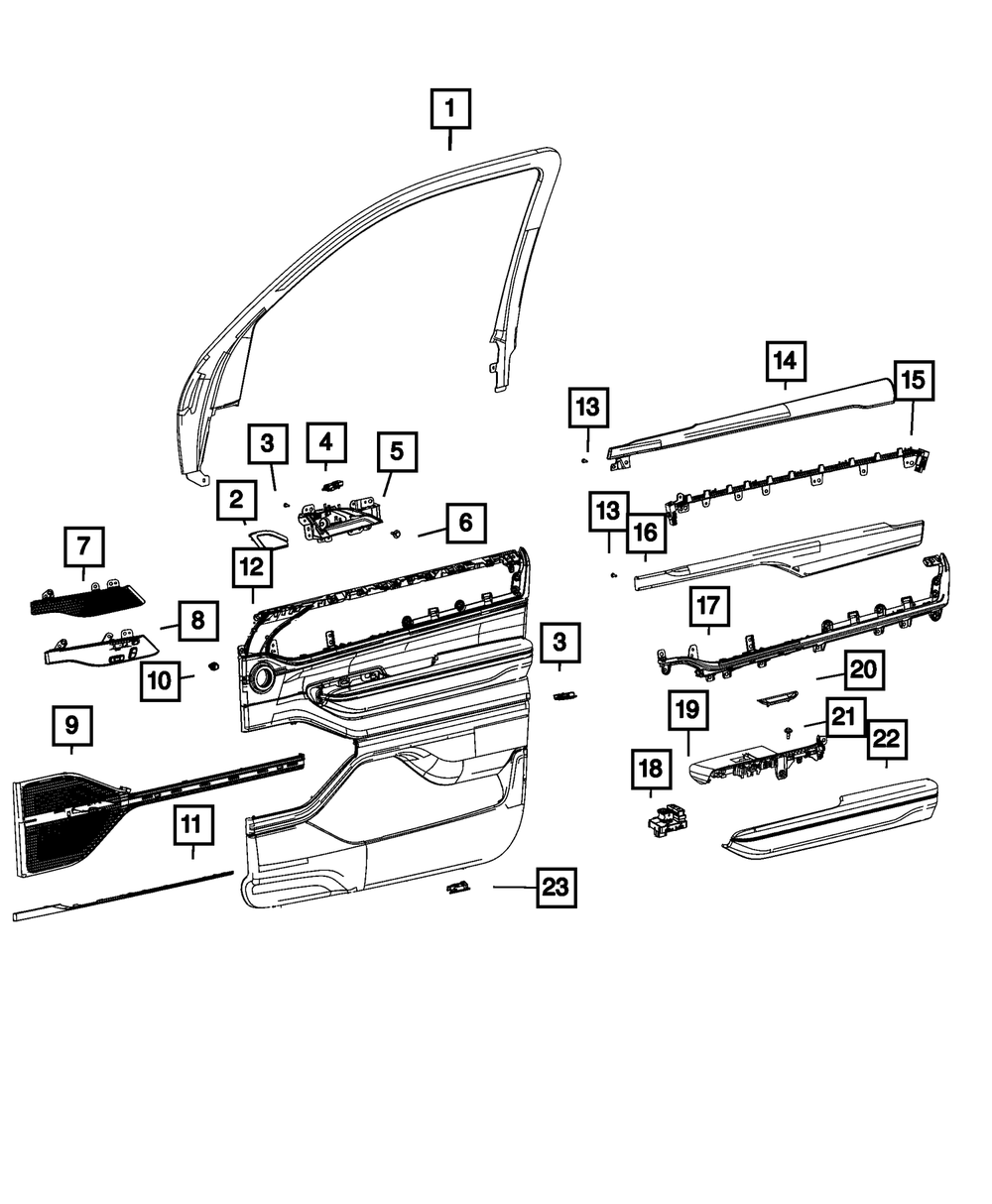 2022-2023 Jeep Push Pin 06513138AA | Mopar eStore