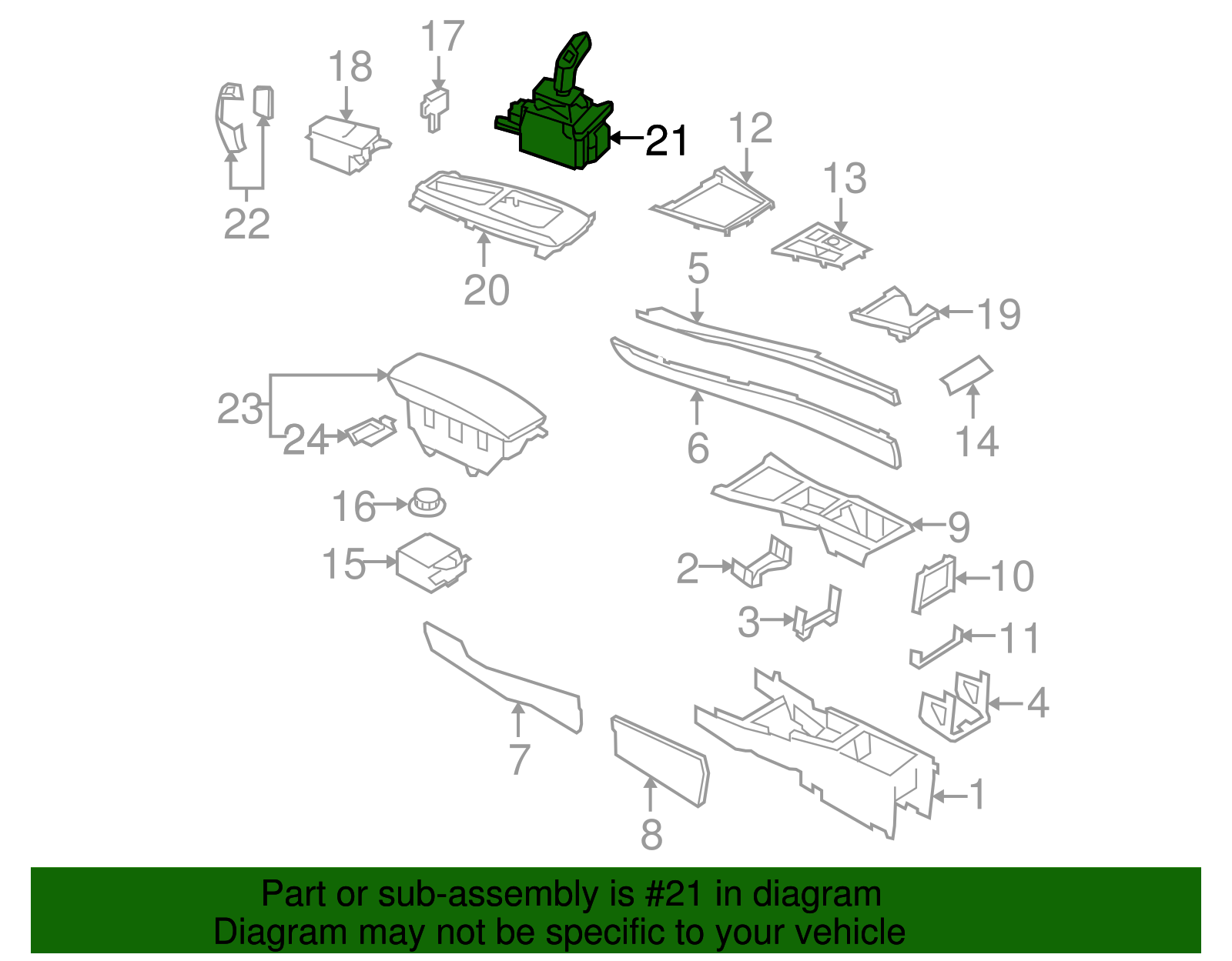 Genuine BMW 61-31-9-228-591 | Gear Shift Assembly | FREE Shipping on Most Orders $499+ OEMG ...