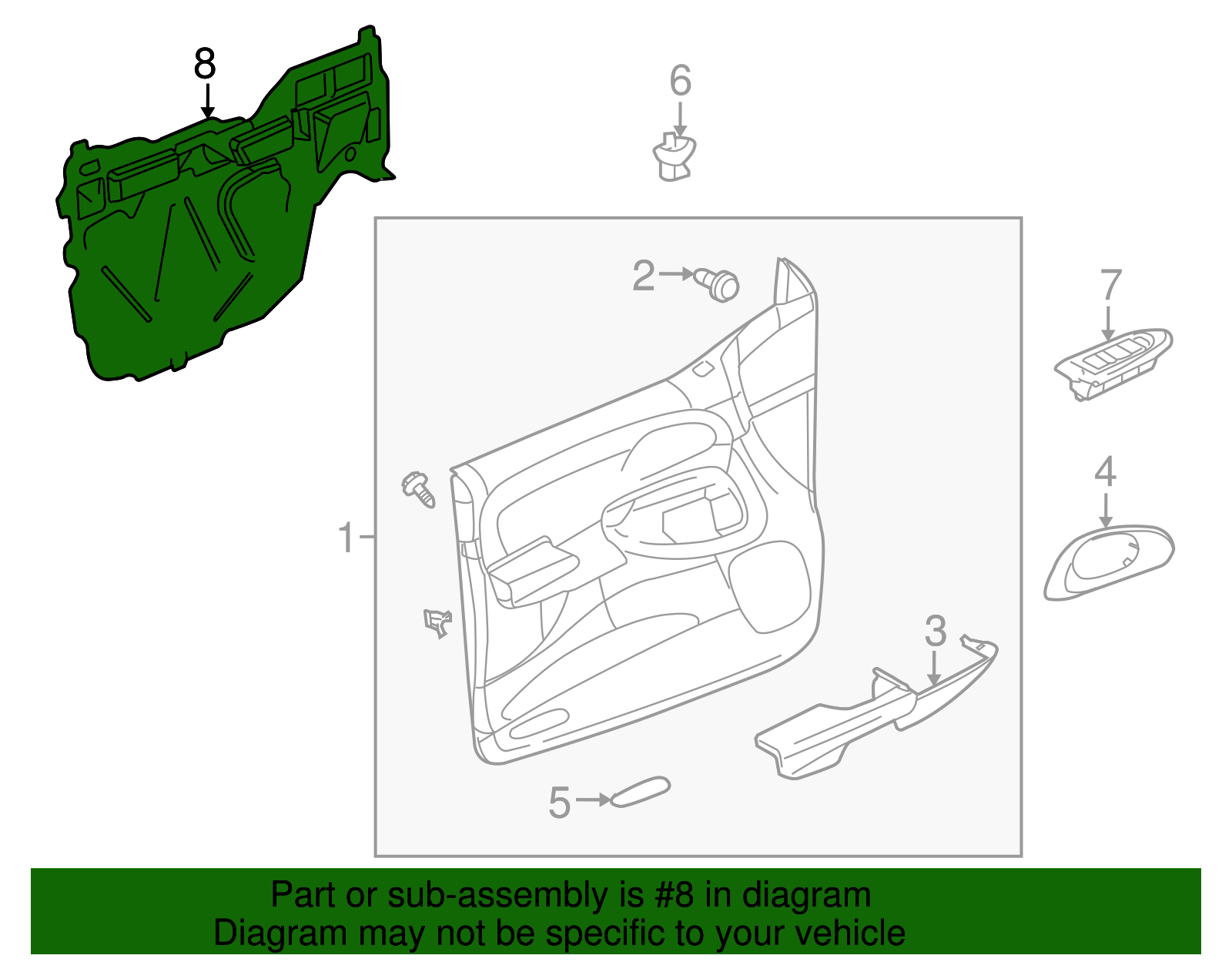 2002-2009 GM Water Deflector 25779164 | Shop Matick Buick GMC