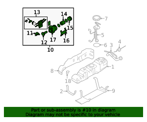 PFB-117 - Motorcraft Electric Fuel Pump 2008-2010 Ford | Ford Parts Direct
