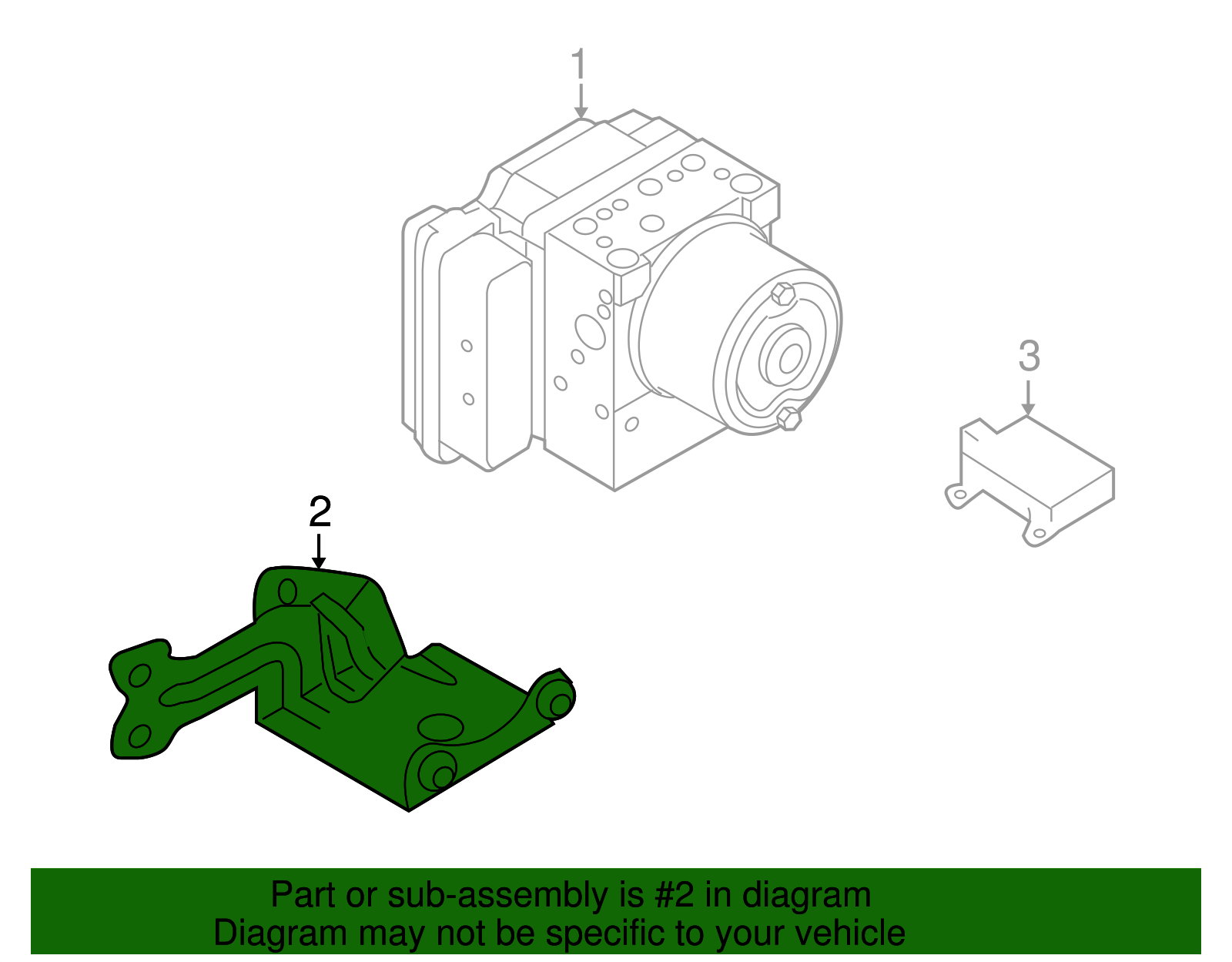 Hyundai - 58960-2S300 - Mount Bracket - 2010-2013 Hyundai Tucson | OEM ...