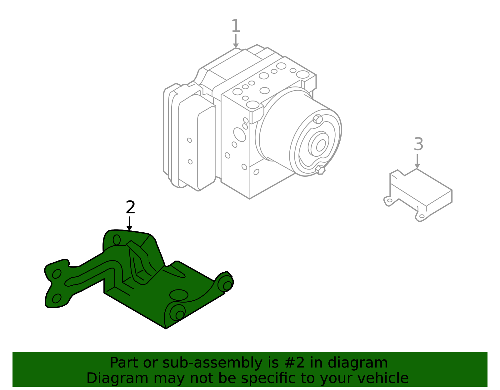 58960-2S300 - High-Quality ABS Modulator Bracket for 2010-2013 Hyundai ...