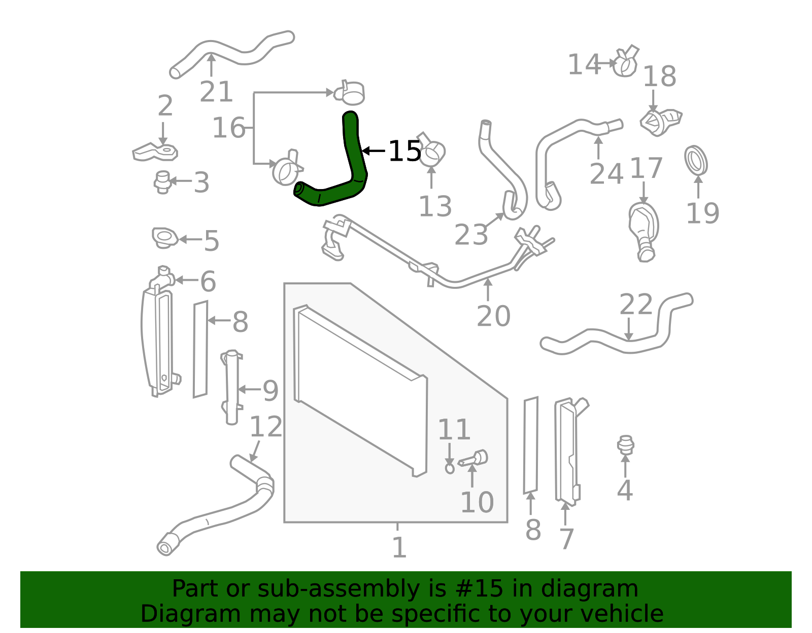 Radiator Hose 16572-0D120 - Dependable OEM Engine Cooling | AutoNation ...