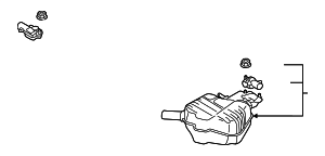 4G0-253-609-CN - Rear Muffler 2014-2018 Audi RS7 | Audi OEM Parts