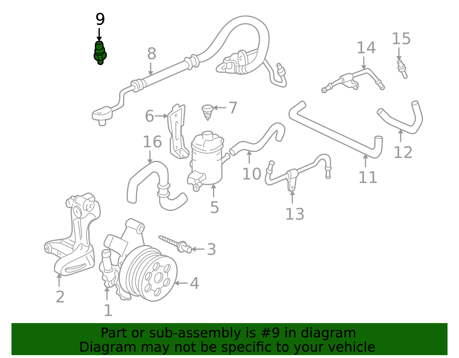 56490-P2A-003 - Pressure Switch 1990-2001 Honda | Honda Parts Online