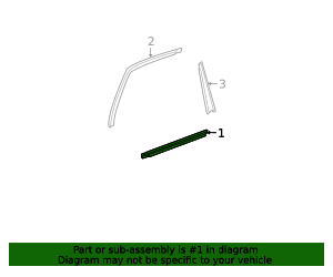 68160-52040 - Belt Weather-Strip 2004-2006 Scion xB | Norm Reeves ...