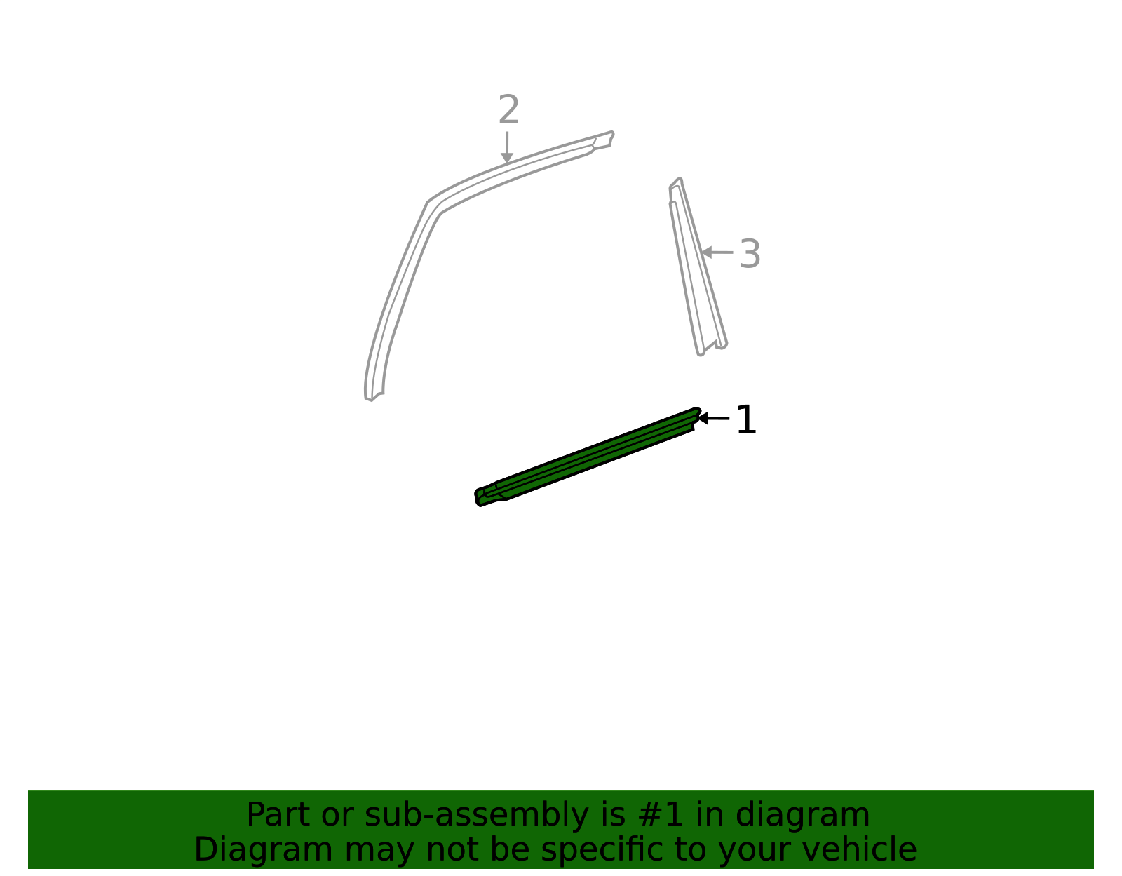 Genuine Toyota Belt Weather-Strip part# 68210-52040 for 2004-2006 Scion ...