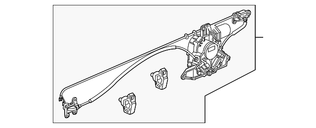 72050-THR-A05 - Power Sliding Door Motor 2018-2024 Honda Odyssey ...