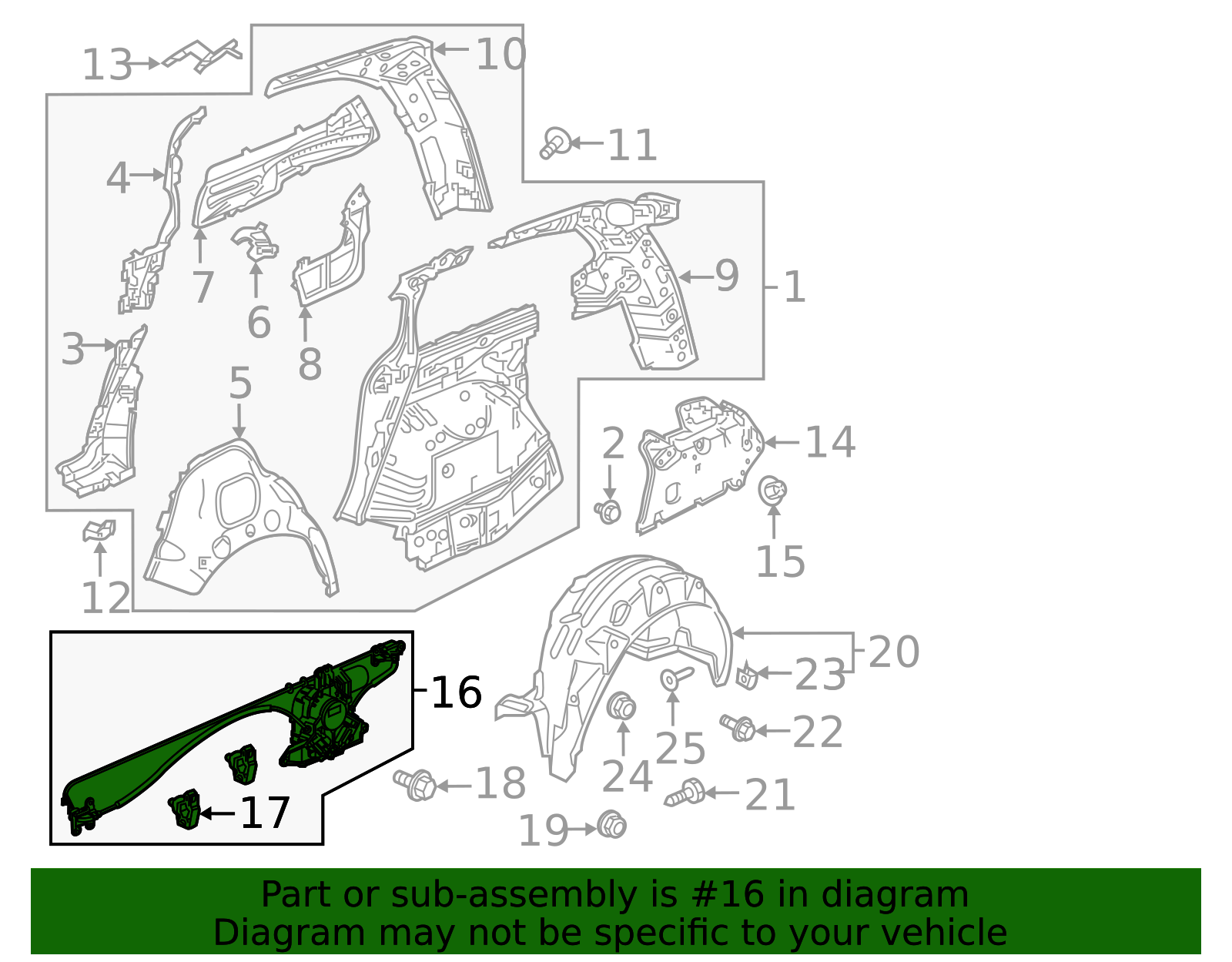 72050-THR-A05 - Power Sliding Door Motor 2018-2024 Honda Odyssey ...
