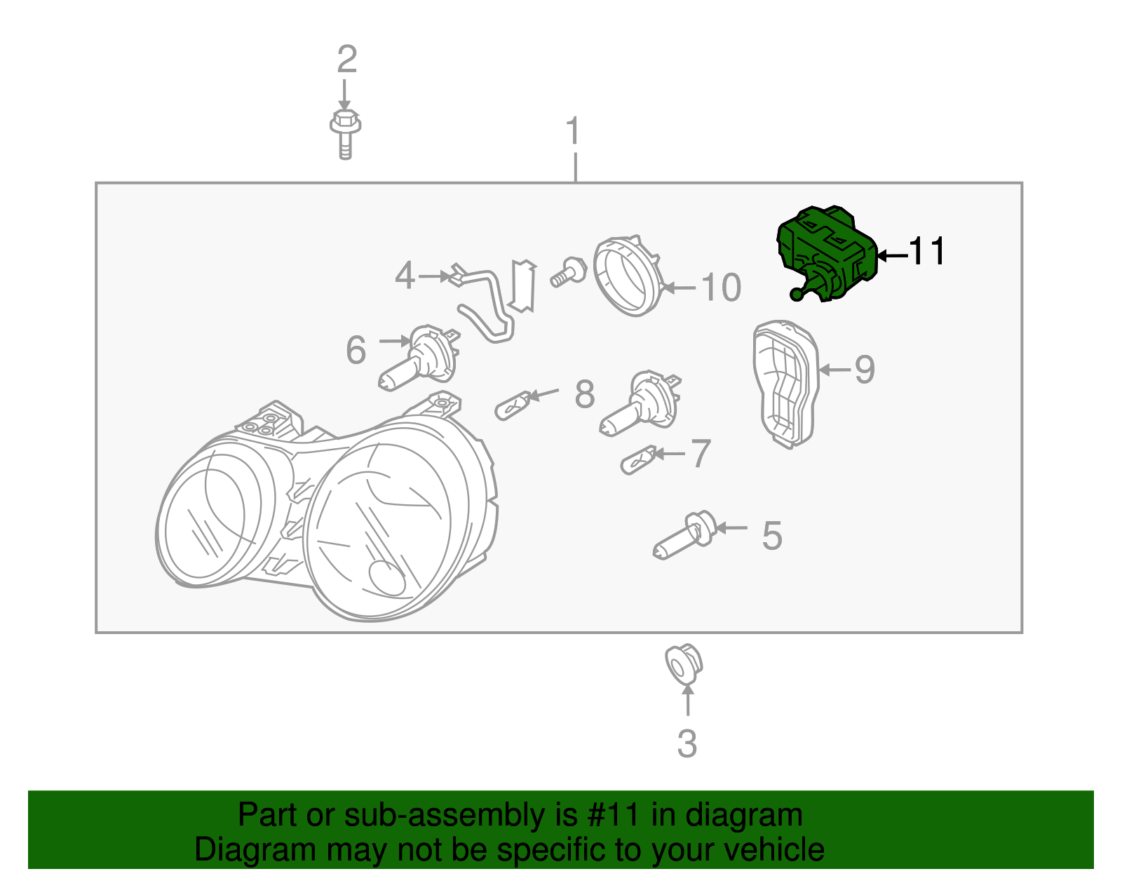 2004 Kia Amanti Actuator Assembly 92130-3D000 | GetOEMParts.com