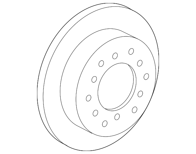 Genuine Toyota Disc Brake Rotor (Front) part# 43512-60210 for 2016-2021 ...