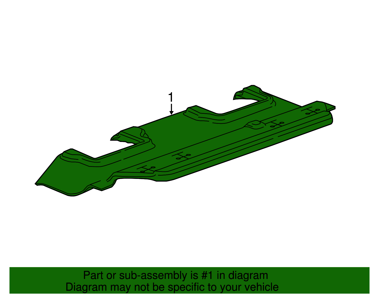 22913572 - Jet Black Intermediate Floor Panel Carpet 2017-2020 Cadillac ...