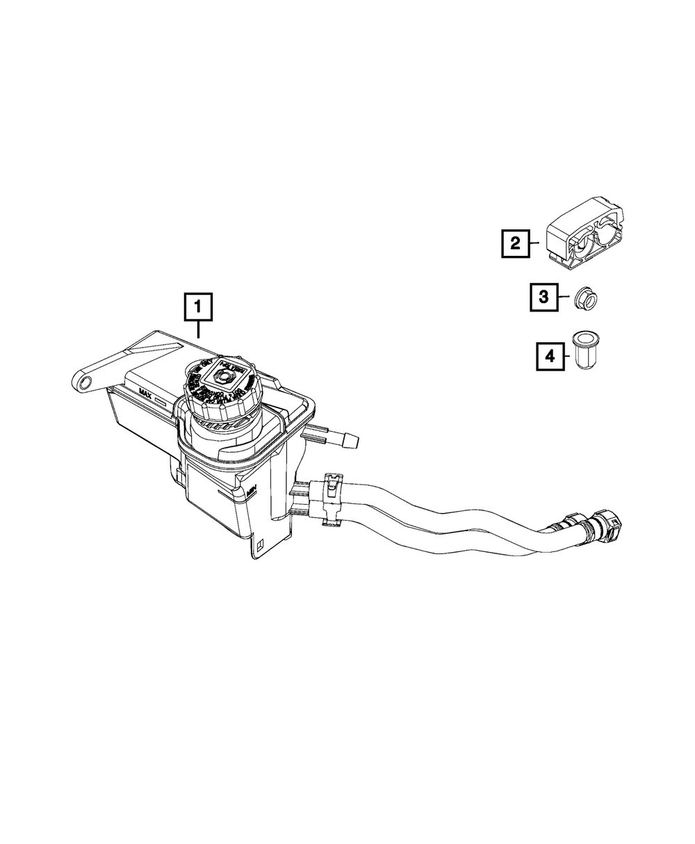 68263135AA - Brake Master Cylinder Reservoir The Official Mopar eStore