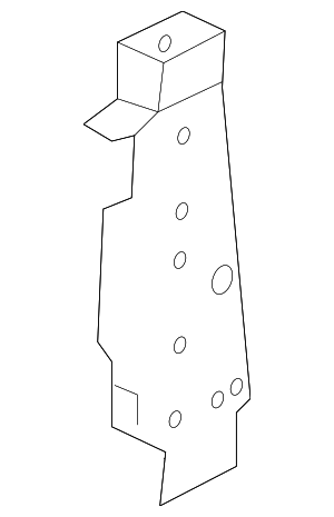 2014-2022 Mitsubishi Vertical Support 5215A424 | Mitsubishi Parts ...