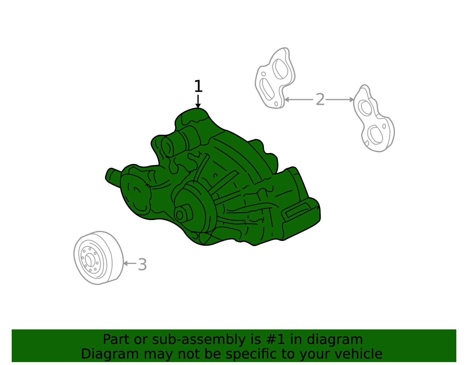 12703898 - 2003-2006 GM - Water Pump Kit | Partners Chevy