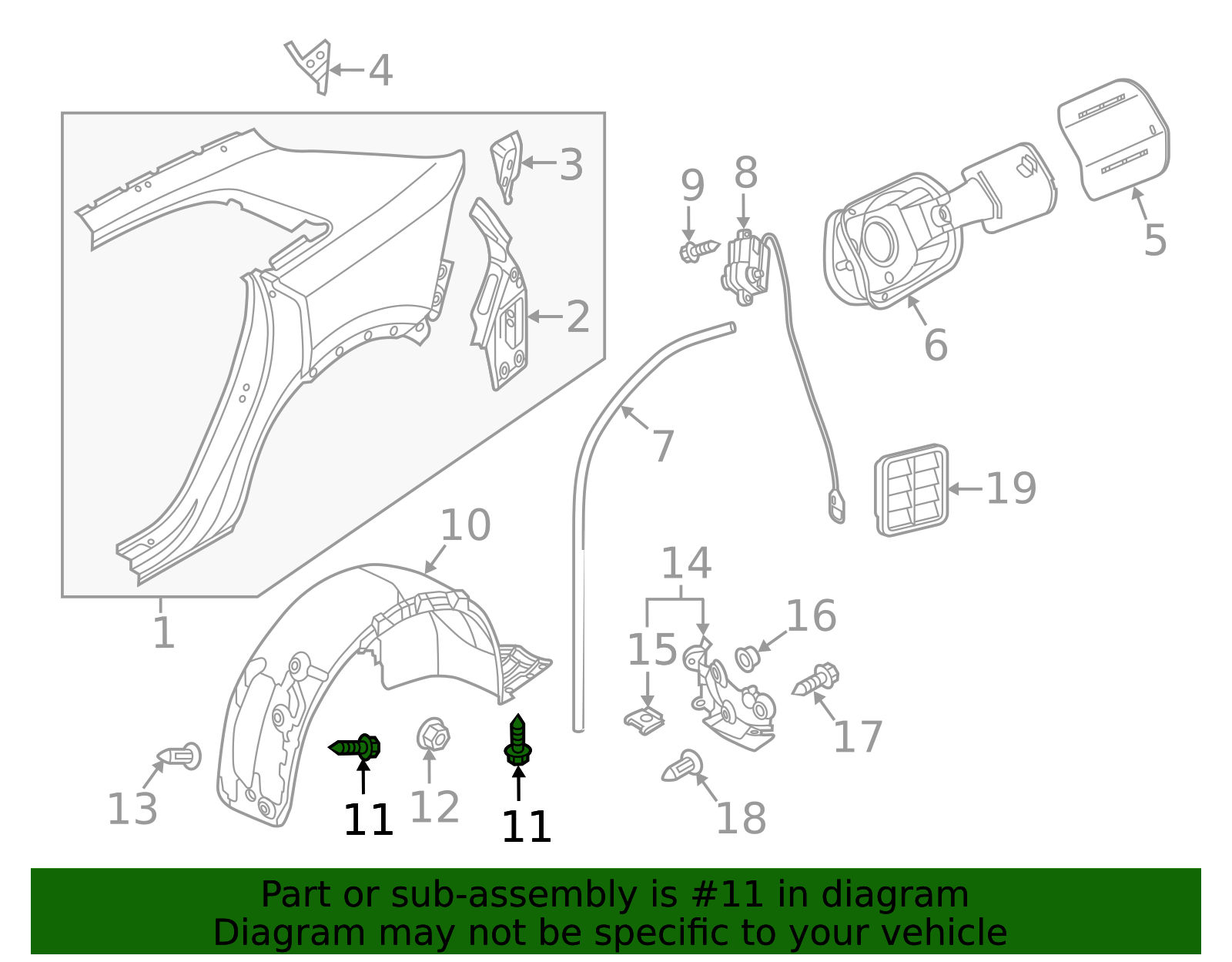 WHT-003-954 - End Plate Mount Bolt 2012-2025 Audi | Audi OEM Parts