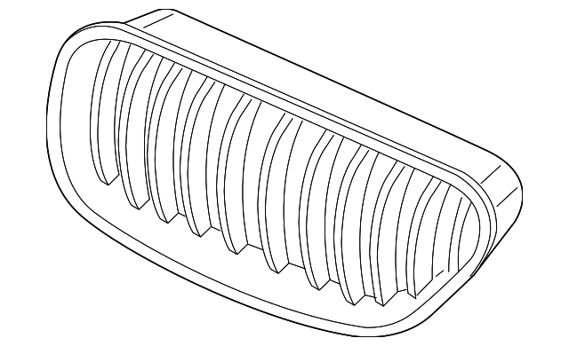 Genuine BMW 51-13-8-050-525 | Upper Grille | FREE Shipping on Most ...