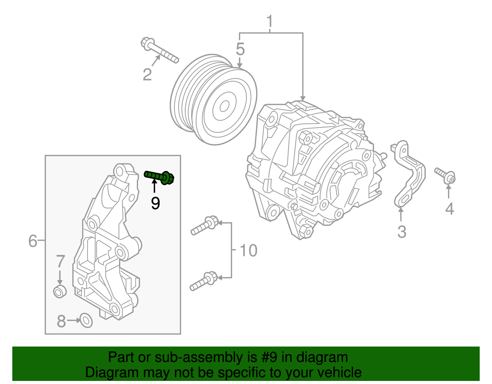 Genuine Engine Mount Bolt for 2011-2025 Hyundai | Part# 21481-2G000 ...