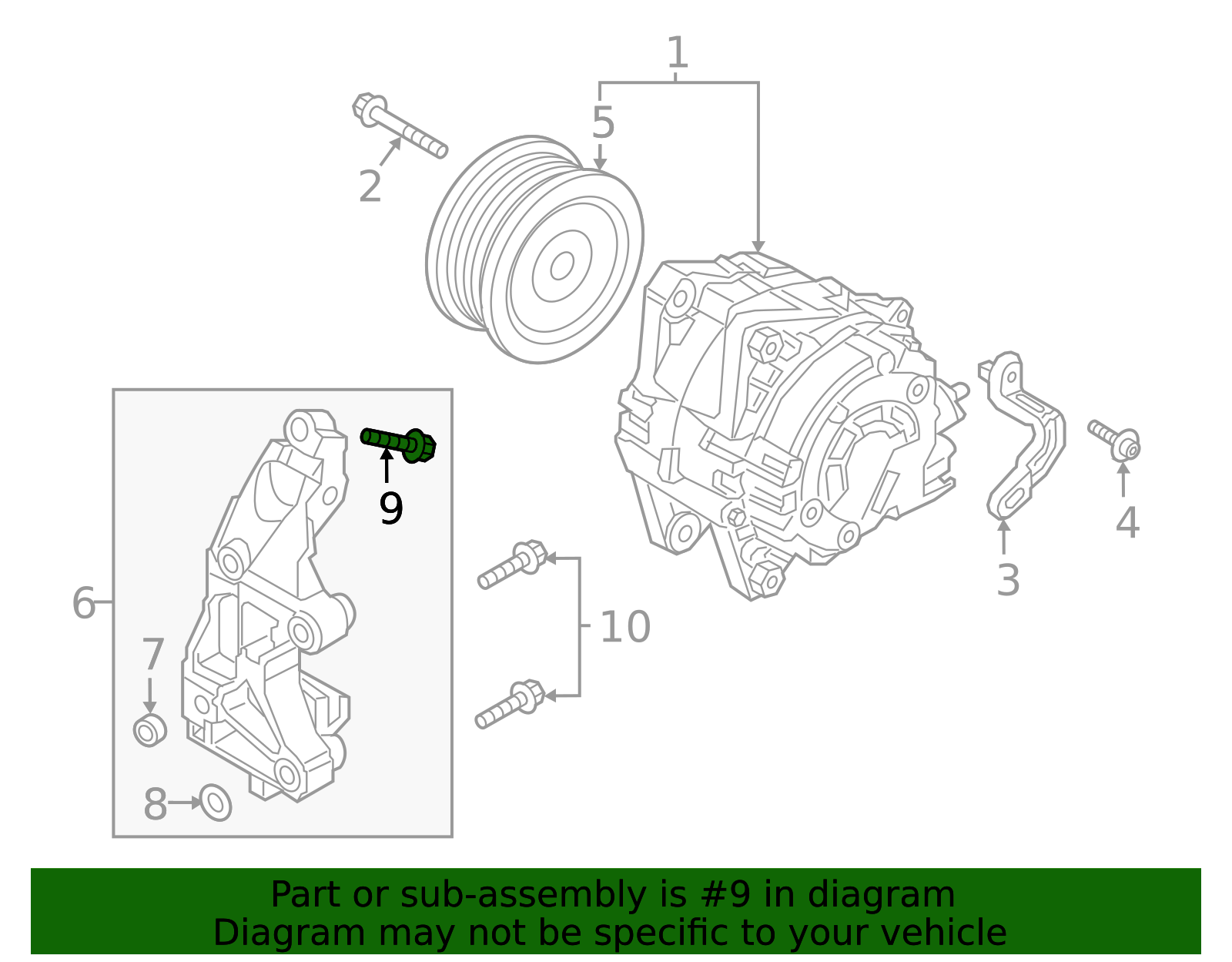 Genuine Engine Mount Bolt for 2011-2025 Hyundai | Part# 21481-2G000 ...