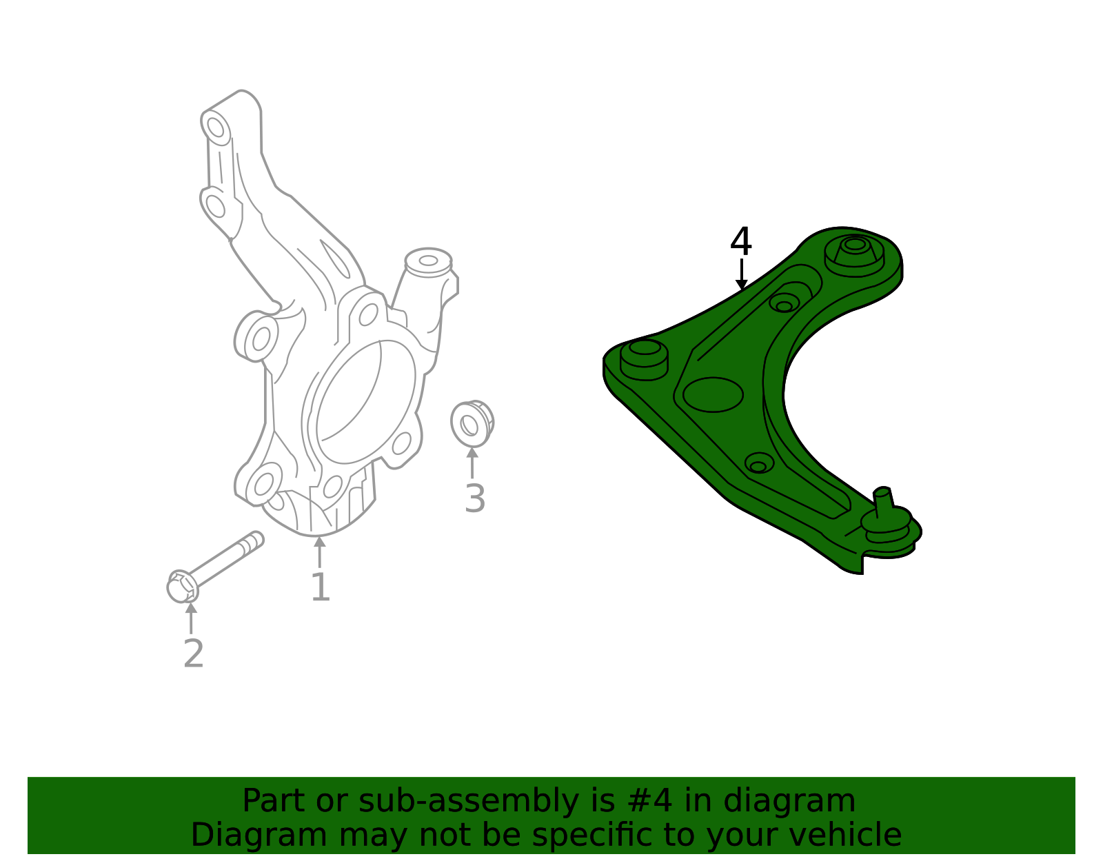 54500-5RL1B - Lower Control Arm 2018-2025 Nissan | Nissan Parts ...
