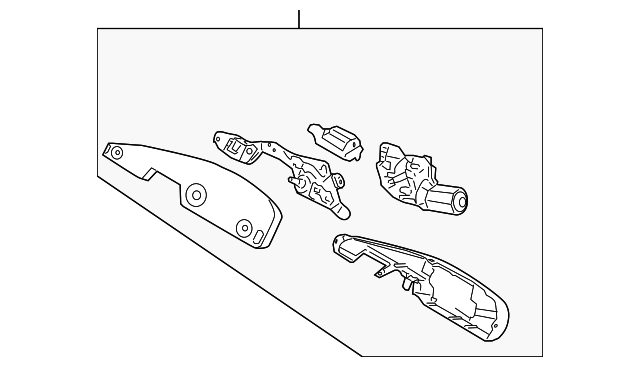 98700-1F002 - Motor & Linkage 2005-2010 Kia Sportage | Kia.Parts Store