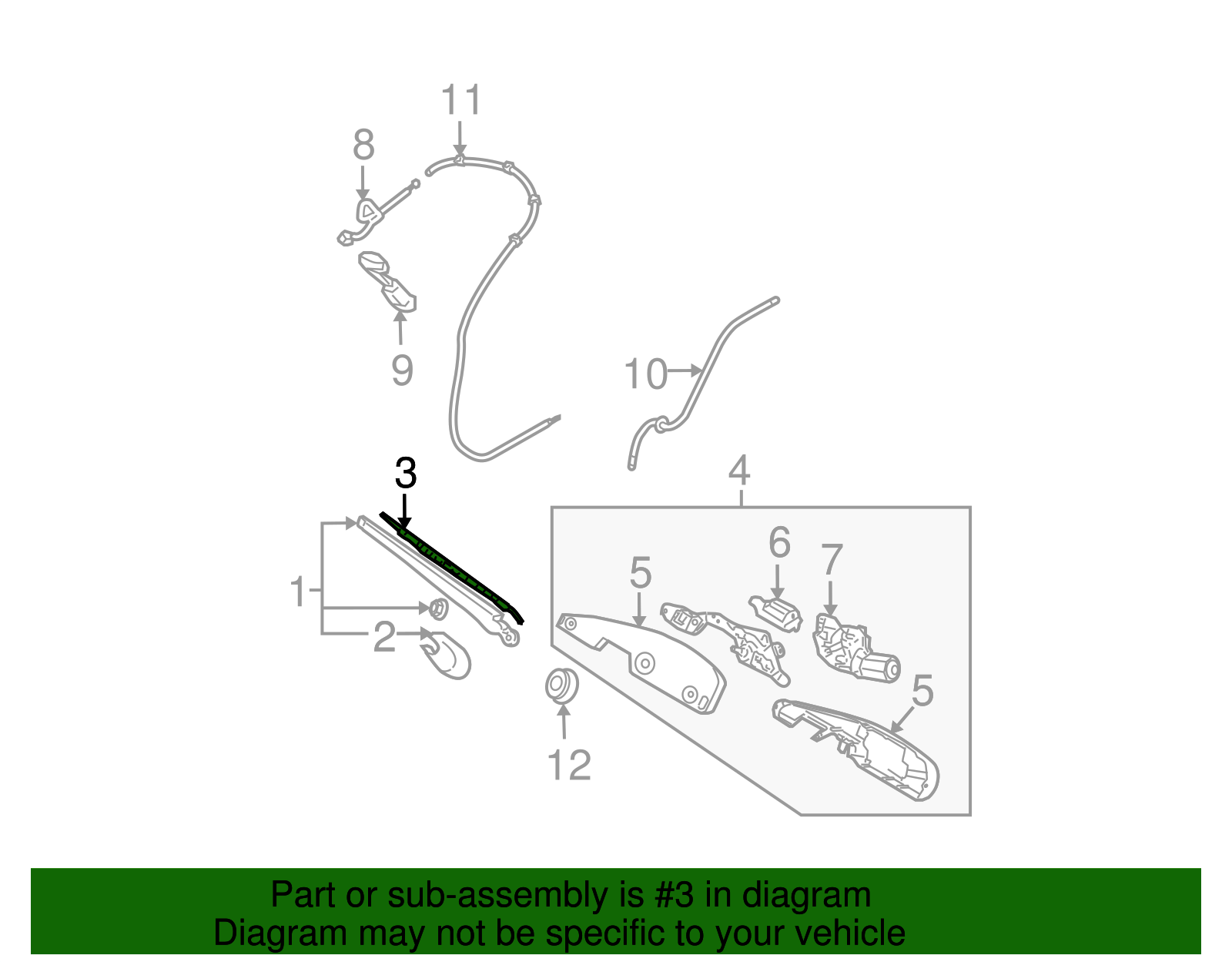 2005-2010 Kia Sportage Wiper Blade 98850 1F000 | OEM Parts Online