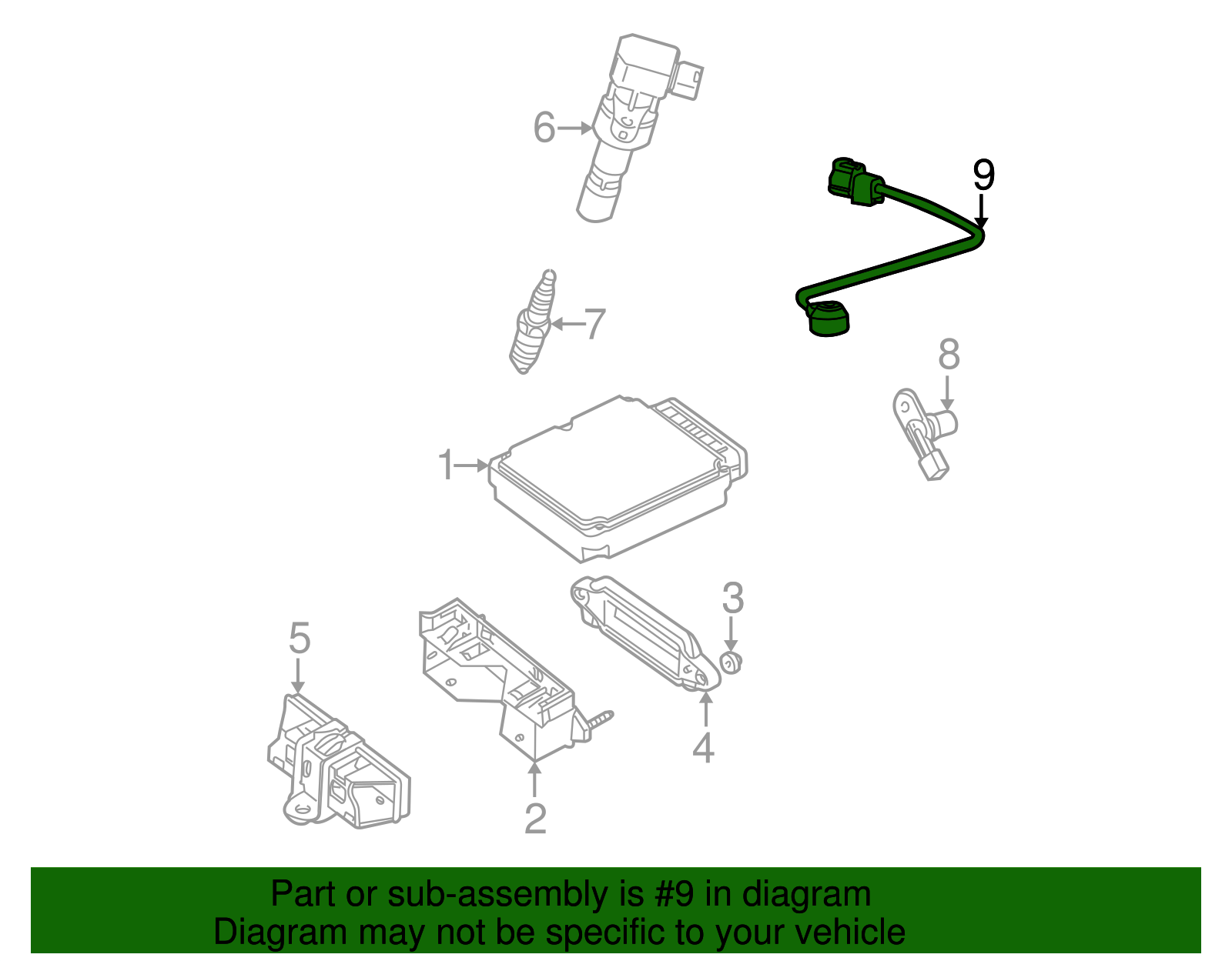 1999-2008 Jaguar Knock Sensor LNE1692AA | OEM Parts Online