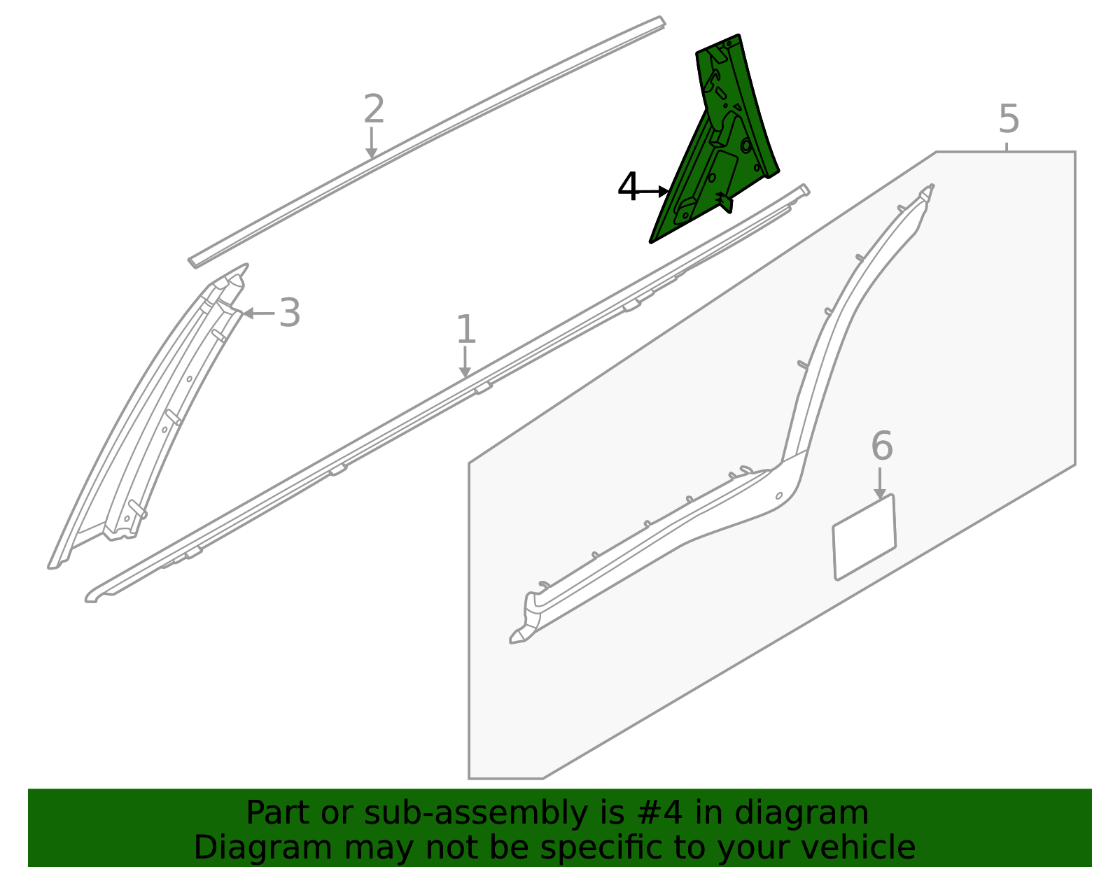 Hyundai - 83280-AR000 - Rear Applique - 2022-2025 Genesis | OEM Hyundai ...