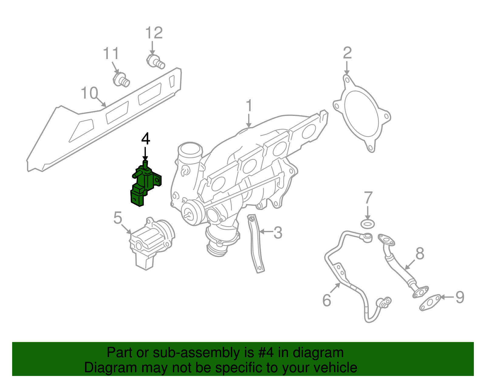 2005-2018 Audi Solenoid Valve 06F-906-283-F | Audi USA Parts