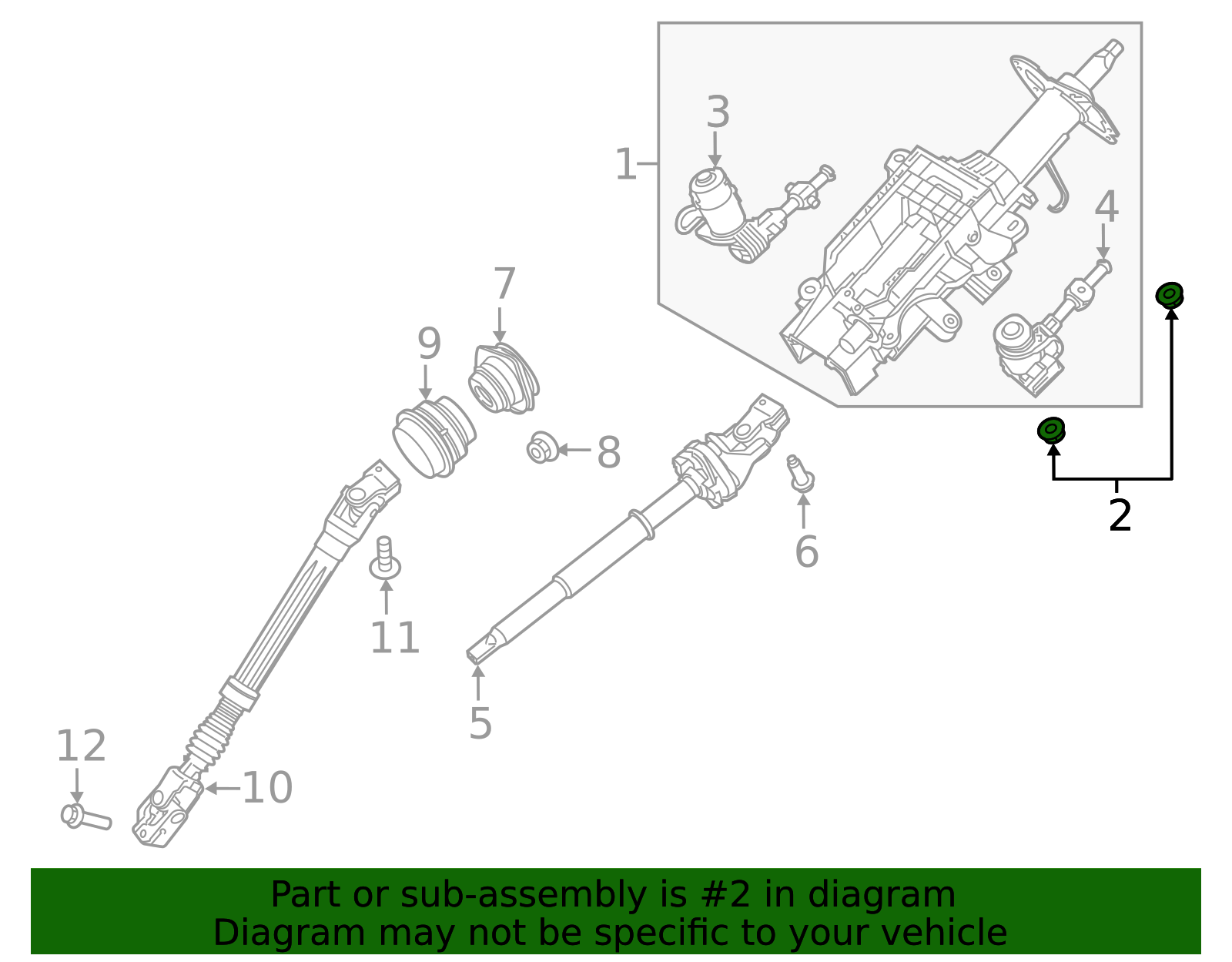 Genuine OEM Ford Part - Engine Cooling Fan Shroud Nut W520102-S437 ...