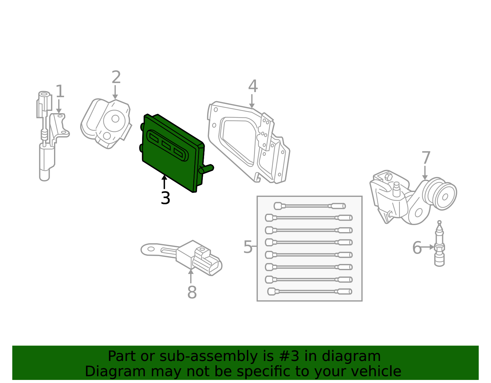 2008-2009 Mopar Powertrain Control Module 5150283AB | Mopar Parts Canada