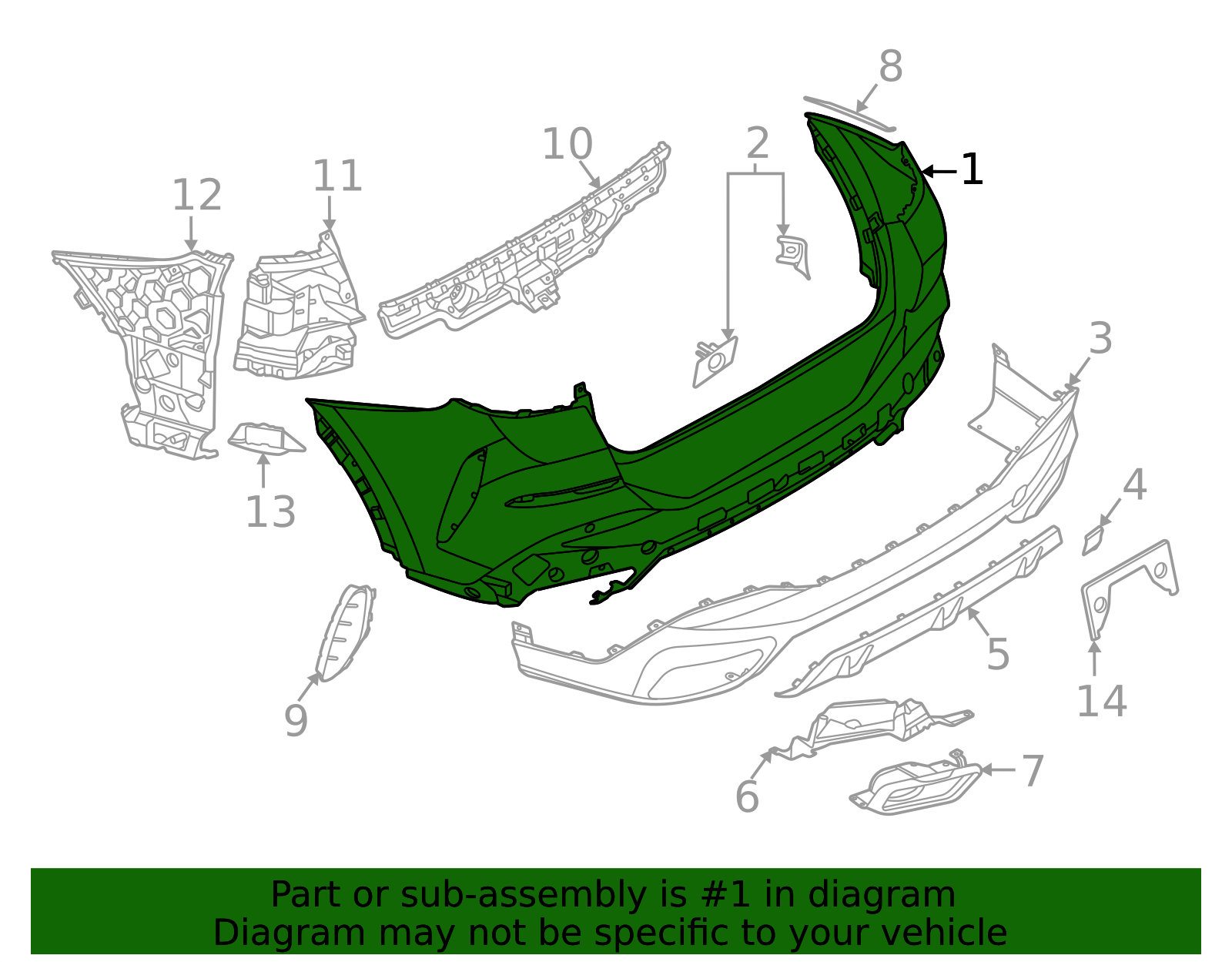 51128099211 - 2020-2025 BMW X6 Bumper Cover (51-12-8-099-211) | BMW of ...