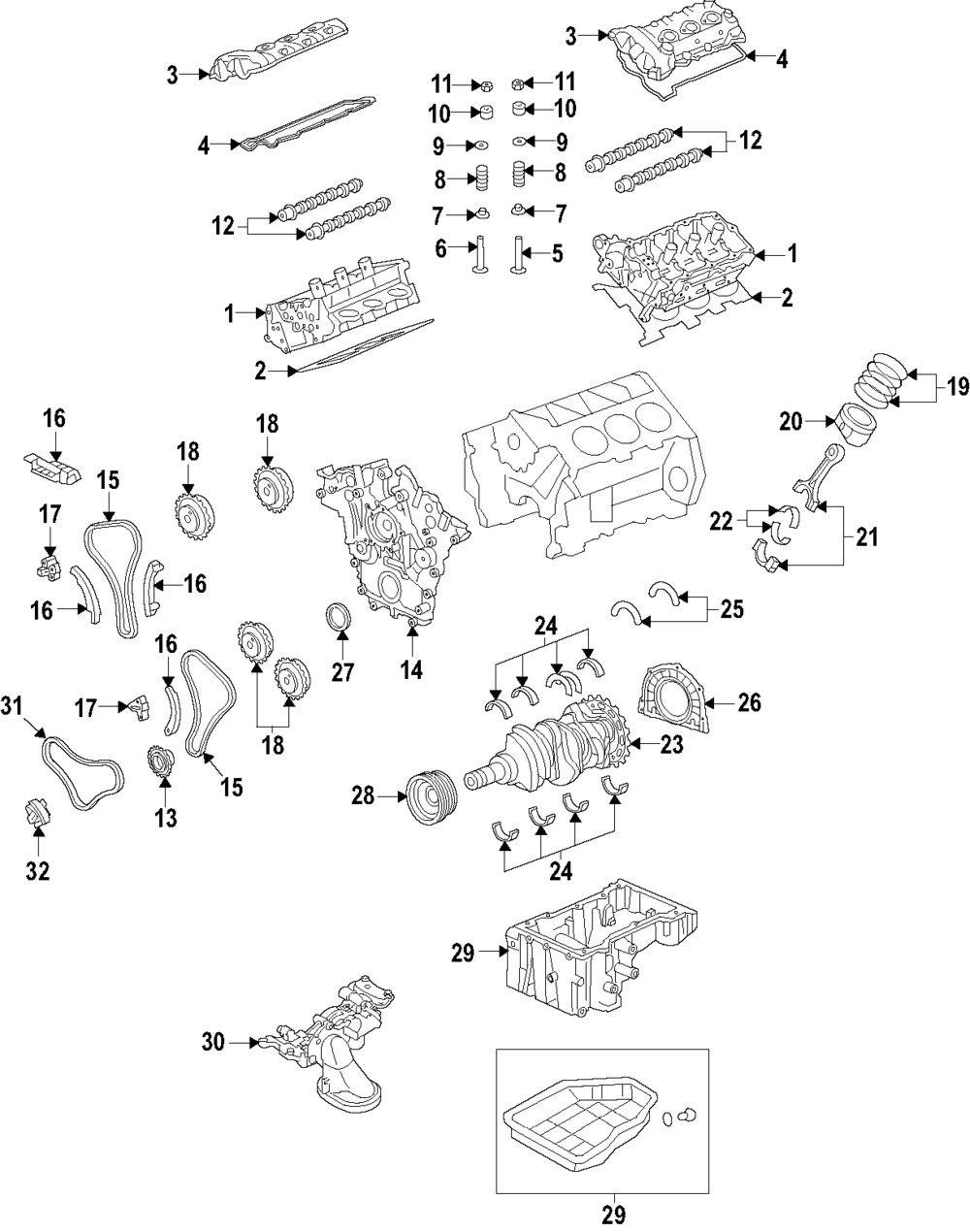 2012-2024 Hyundai Engine Timing Camshaft Sprocket 24370-3CGA0 | OEM ...